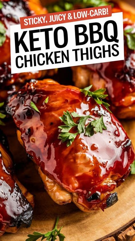 Keto Low Carb Bbq Chicken Thighs Tasty Chomp