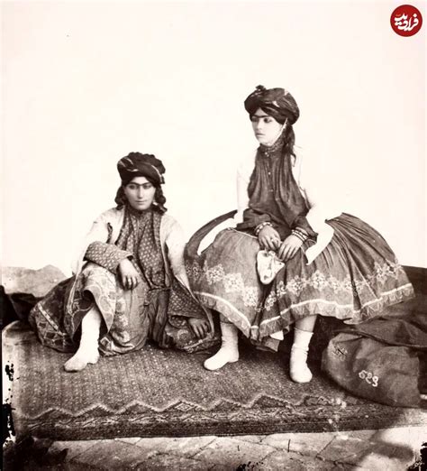 عکس ایران قدیم؛ عکس‌هایی از دختران کُرد در دوران قاجار