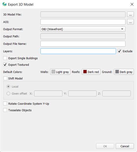 Exporting 3d Models