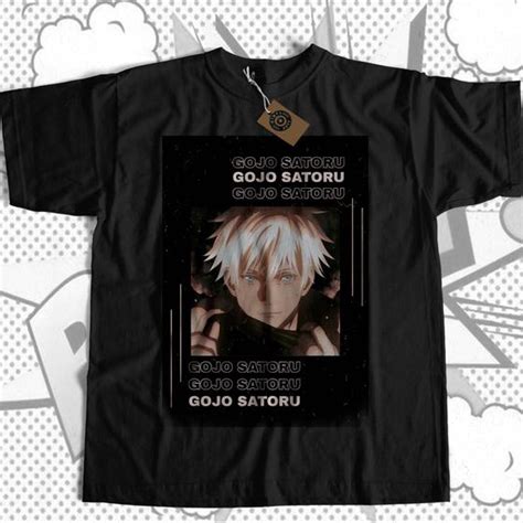 Camiseta Camisa Jujutsu Kaisen Anime Gojo Satoru Geek Nerd Feminina