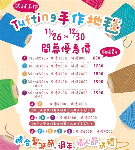 第四市場 台中療癒系手作，全台爆紅手作地毯課程，用tufting簇絨槍做個性化地毯、抱枕！ 雪倫情報局
