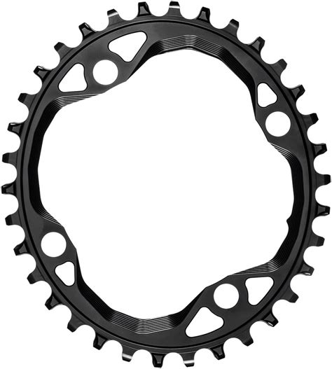 AbsoluteBLACK Oval 104 BCD Chainring 34t 104 BCD 4 Bolt Narrow