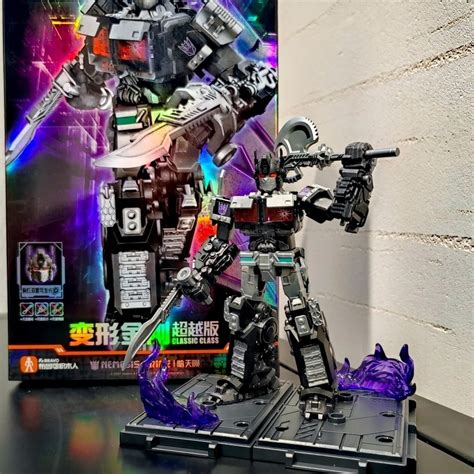 布魯可 變形金剛 超越版 暗天隕 擎天柱黑暗克隆人積木人 拼裝 可動 模型 蝦皮購物