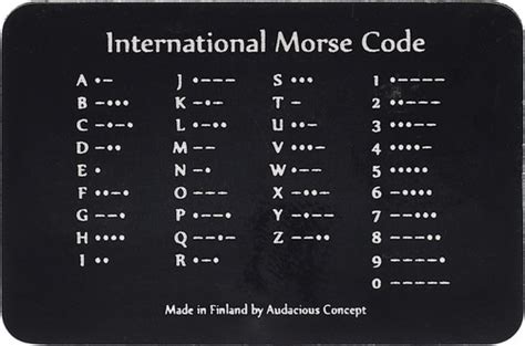 Morse Code Patch Hero Outdoors