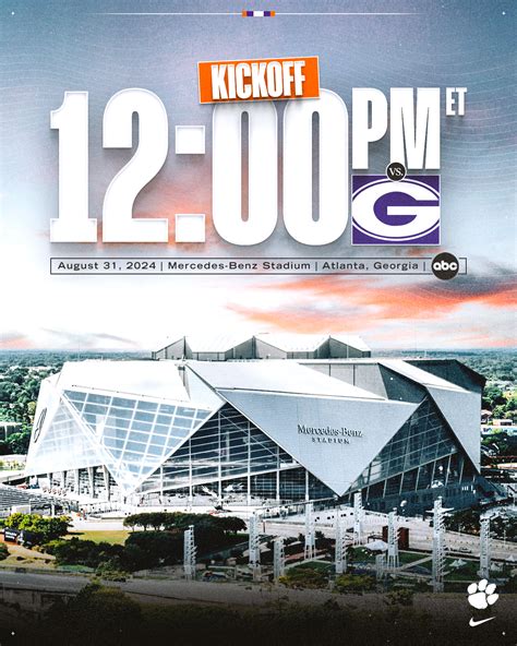 Clemson Georgia Slated For Noon Kickoff Clemson Tigers Official