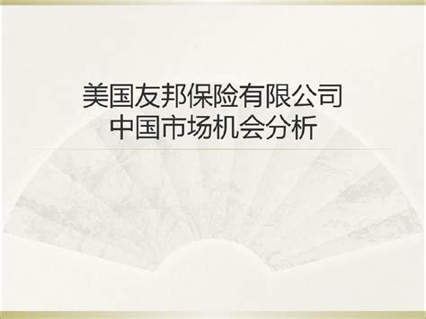 美国友邦保险有限公司中国市场机会分析swot共17页word文档免费下载亿佰文档网