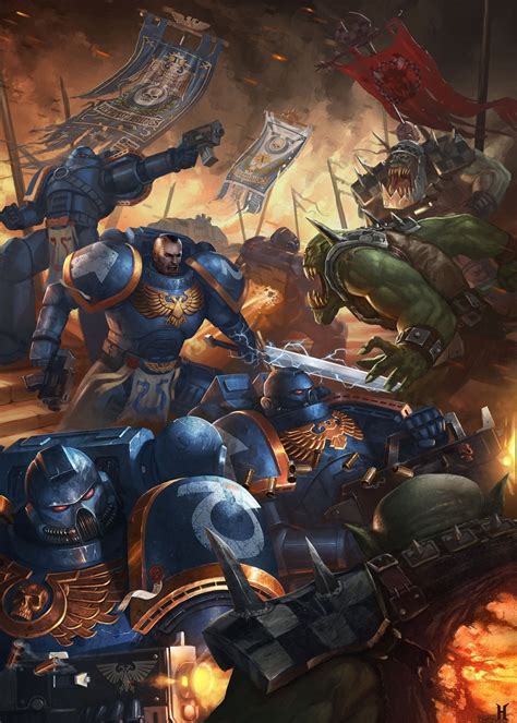 Warhammer 40k Wallpaper Ultramarines