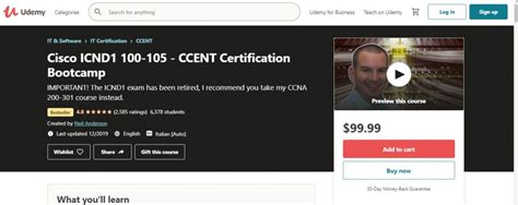 10 Best Cisco Ccent Certification Classes And Training Course