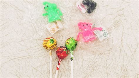 Lollipops Unpacking ASMR I Chupa Chups Skull Lollipop Sour Infernals