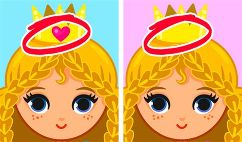 Найди Отличия для девочек от Girls Games Puzzles играть онлайн