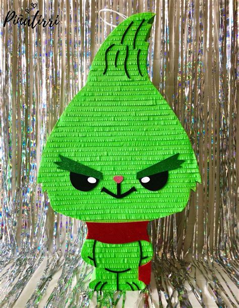Piñata The Grinch Piñatas navidad Piñatas originales navideñas