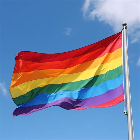 Premium Ai Image Lgbtq Flag Background