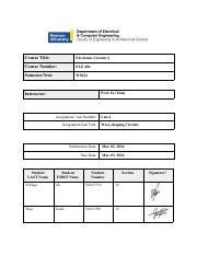 Wave Shaping Circuits Lab Report Experimental Analysis Course Hero