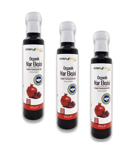 Herbal Palace Organik Nar Ekşisi Katkısız 350 Gr X 3 Adet