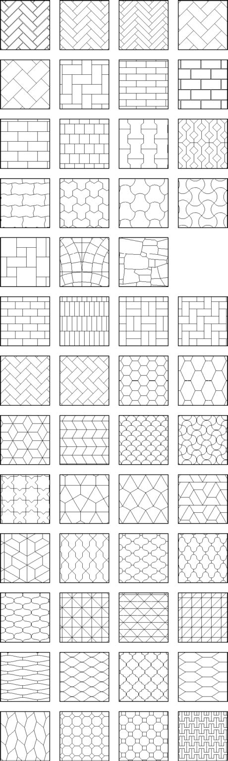 Revit Fill Patterns Pavers Tiles Collection Download ArchSupply Com