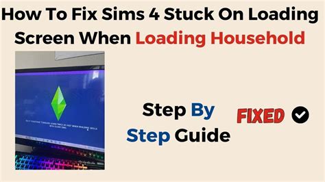 How To Fix Sims 4 Stuck On Loading Screen When Loading Household - YouTube