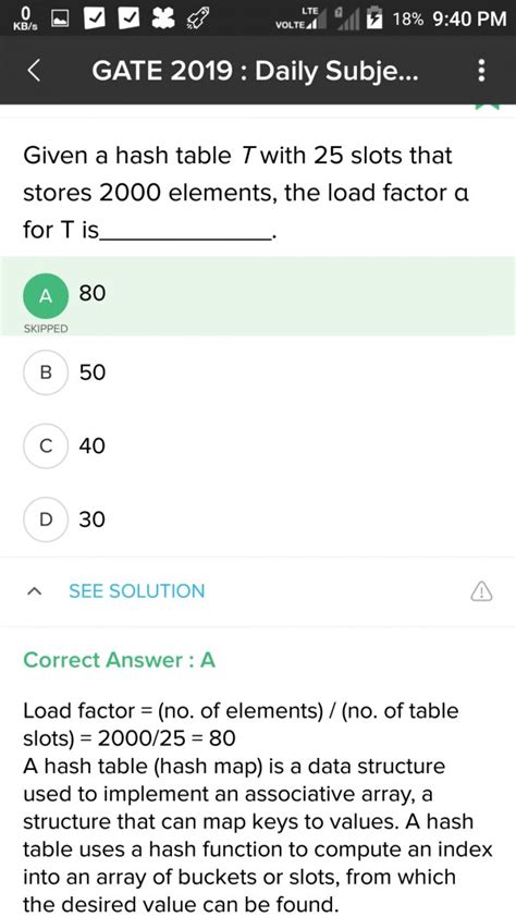 Algorithms Gate2019mockpaper
