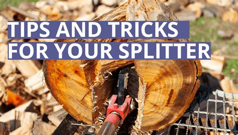 Log Splitter Safety Tips At Xavier Brill Blog