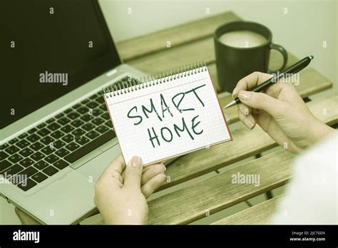 Sign Displaying Smart Home Conceptual Photo Automation System Control Lighting Climate
