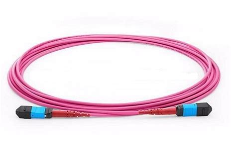 Om1 Om2 Mpo Trunk Cable Mtp Mpo Fiber Connector For Lan Network