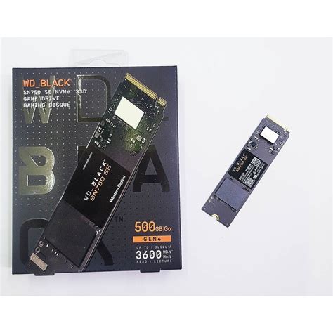 Wd BLACK SN750 SE 500GB Gaming SSD M.2 2280 NVMe PCIe Gen 4 การ์ด SSD ...