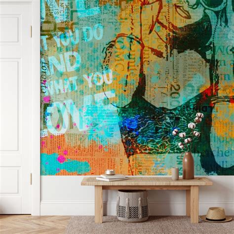 Street Art Girl Wallpaper Happywall