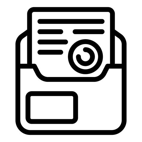 Retro Floppy Disk Outline Icon 46044162 Vector Art At Vecteezy