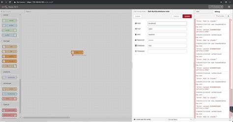 Mysql Node Connection Refused Error General Node Red Forum