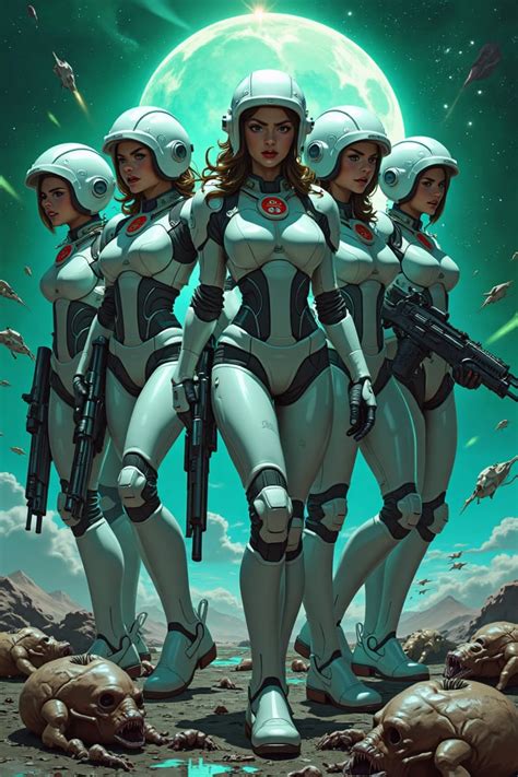 Babe Squad Image Created By Sparthano Tensorart