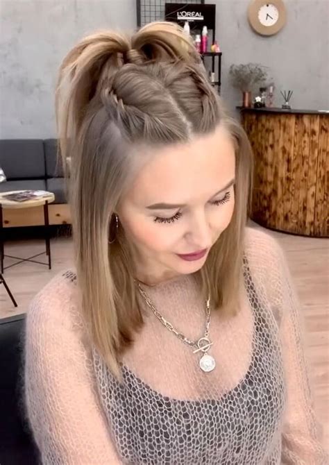 Tutorial For A Chic New Half Up Hairstyle Upstyle