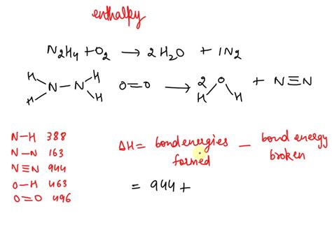 Solved Hydrazine N2h4 Burns In Oxygen As Follows N2h4 O2 → N2