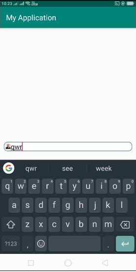 如何在输入文本时在 edittext 中设置 imageview？ 技术教程