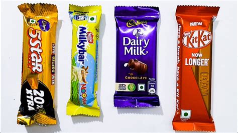 Kitkat Vs Dairy Milk Vs Milkybar Vs Five Star Youtube