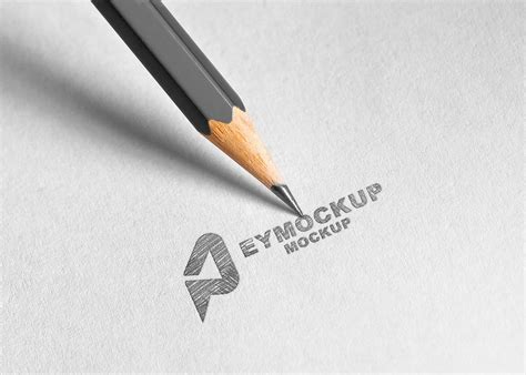 Free Free Pencil Sketch Logo Mockup Psd Psfiles