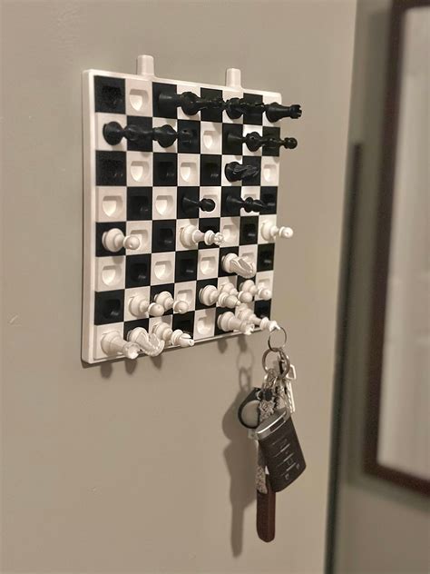 Chess Set Key Holder Etsy