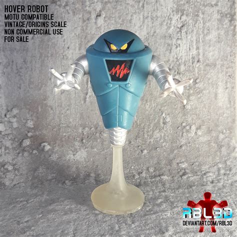 🤖 Fully Poseable Motu Hover Robot・ 3d File For ・cults