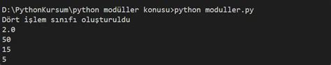 Pythonda Modüller Veritabaniorgveritabaniorg