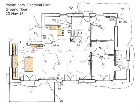 Electrical Floor Plan With Power Layout Details Infoupdate Org