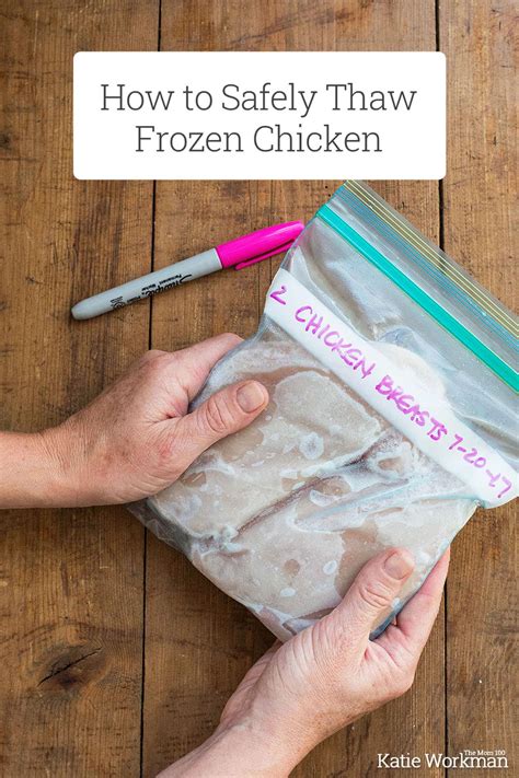 How To Safely Thaw Frozen Chicken — The Mom 100