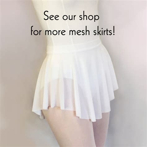Ballet Dance Skirt Aquamarine Sheer Stretch Mesh Sab Skirt Etsy