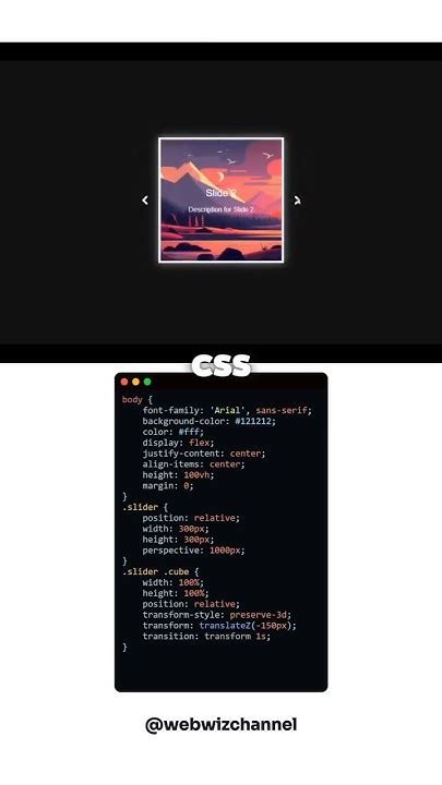 Rotationg 3d Card Effect Using Html Css And Javascript Html Css