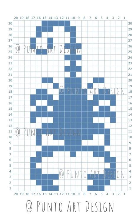 Grid Pattern 32 Charts Halloween Design Mosaic Crochet Pattern C2c Graphgan Graph Paper For