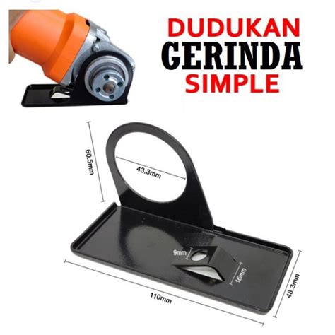 Jual Dudukan Alas Simple Bracket Mesin Gerinda Sederhana Basic Diy
