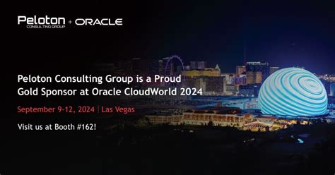 Peloton Consulting Group On Linkedin Ocw24 Cloudworld Conference Oracle Goldsponsor