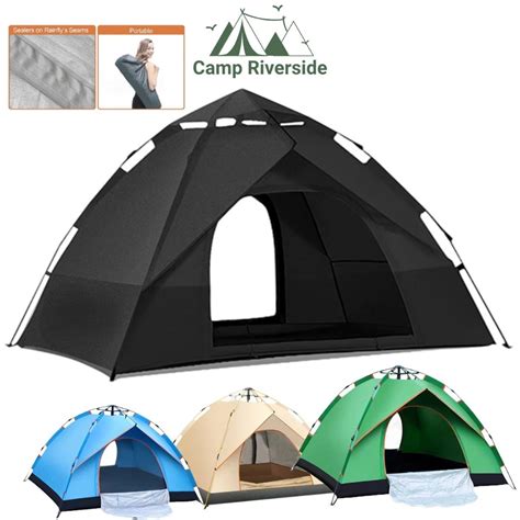 Automatic Tent Camping Tent Outdoor Tent Auto Tent Sleeping Bag Sleeping Camp Shopee Philippines