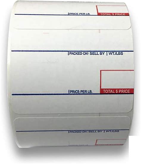 Thermal Weighing Scale Label Roll For Supermarket Direct Barcode Labels Packaging Labels And