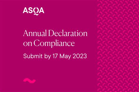 Annual Declaration On Compliance Submit By 17 May Australian Skills Quality Authority Asqa