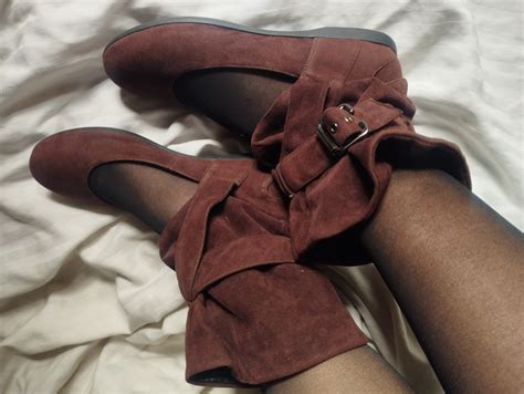 Suade Boot And Sandals Womens Fashion Footwear Boots On Carousell