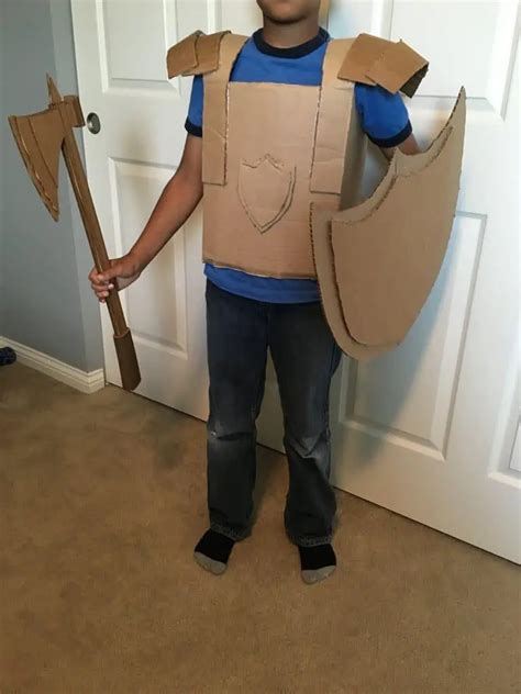 How To Make Diy Cardboard Armor 11 Free Plans Mymydiy Inspiring