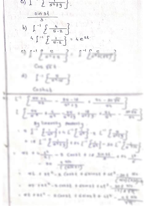 solution laplace transform 2 laplace transformation calculating
